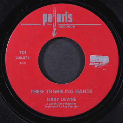 JERRY DEVINE: telephone song / these trembling hands POLARIS 7" Single ...
