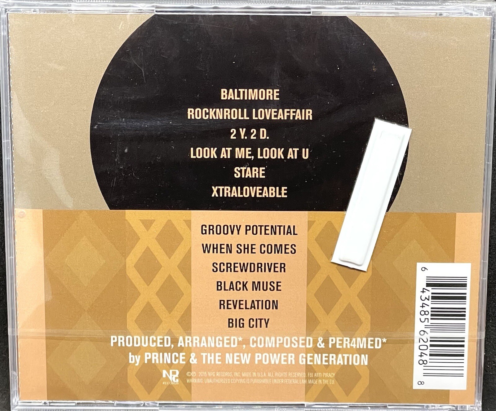 PRINCE - HITnRUN PHASE TWO, CD ALBUM, (2016) NEW / SEALED 643485620488 ...