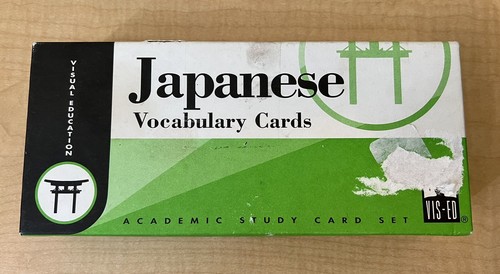 Visual Education 1000 Japanese Vocabulary Cards Language Academic ...