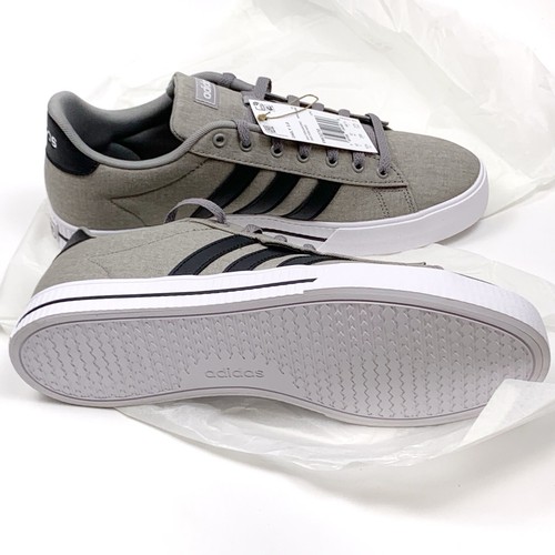 Adidas Daily 3.0 Skateboarding Shoes Men Athletic Sneakers Grey White ...