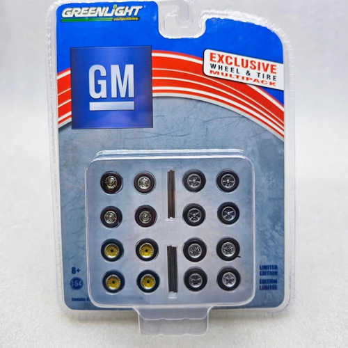 Greenlight 1:64 General Motors Wheel And Tire Assemblies -16 Tires 8 ...