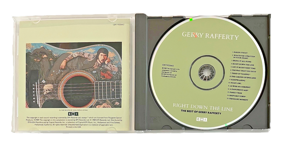 The Best of Gerry Rafferty : Right Down the Line (CD, 1989) | eBay