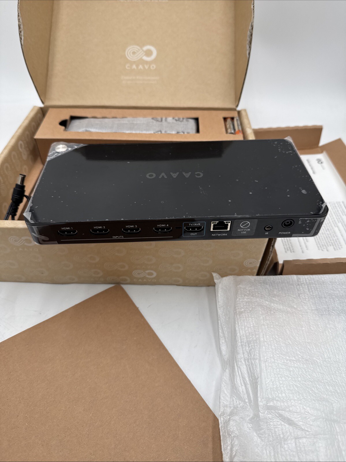 Caavo Control Center Home Theater Hub & Universal Remote - No IR ...