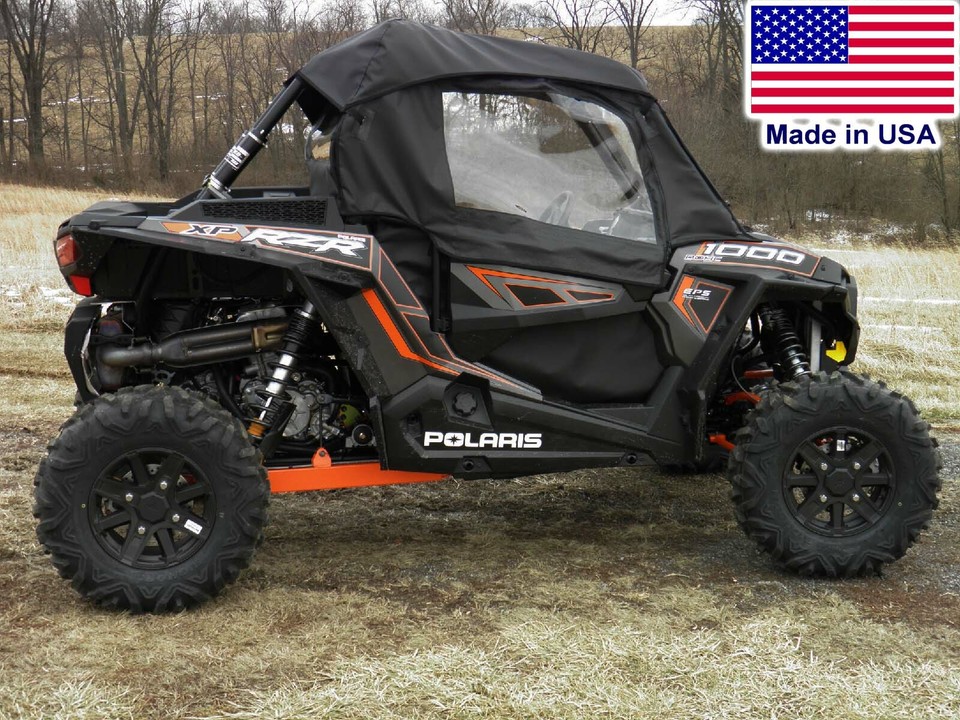 DOORS & REAR WINDOW for Polaris RZR XP Turbo S - Soft Material - Vinyl ...