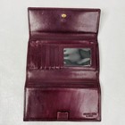 Bosca Romagna Calfskin Burgundy Leather Billfold Wallet Snap Close est ...
