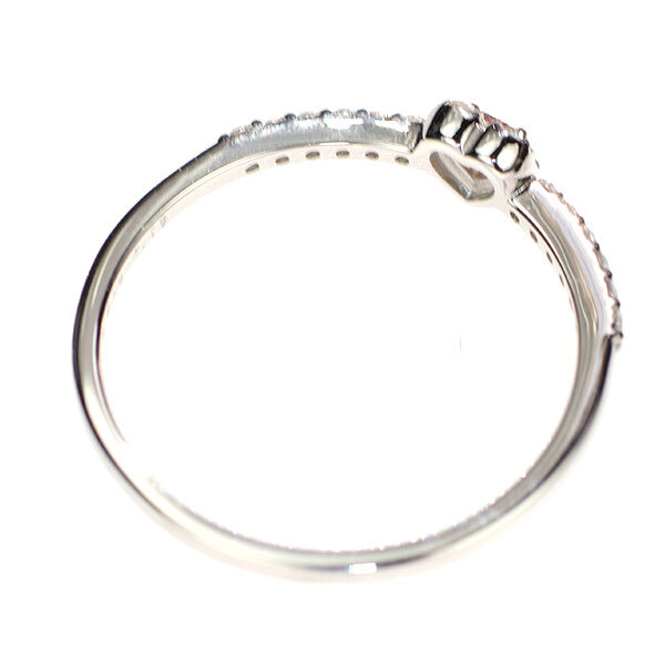 Brand New Pt950 Heart Shape Natural Purple Diamond Rose Cut Ring 0.056ct FLPP SI | eBay