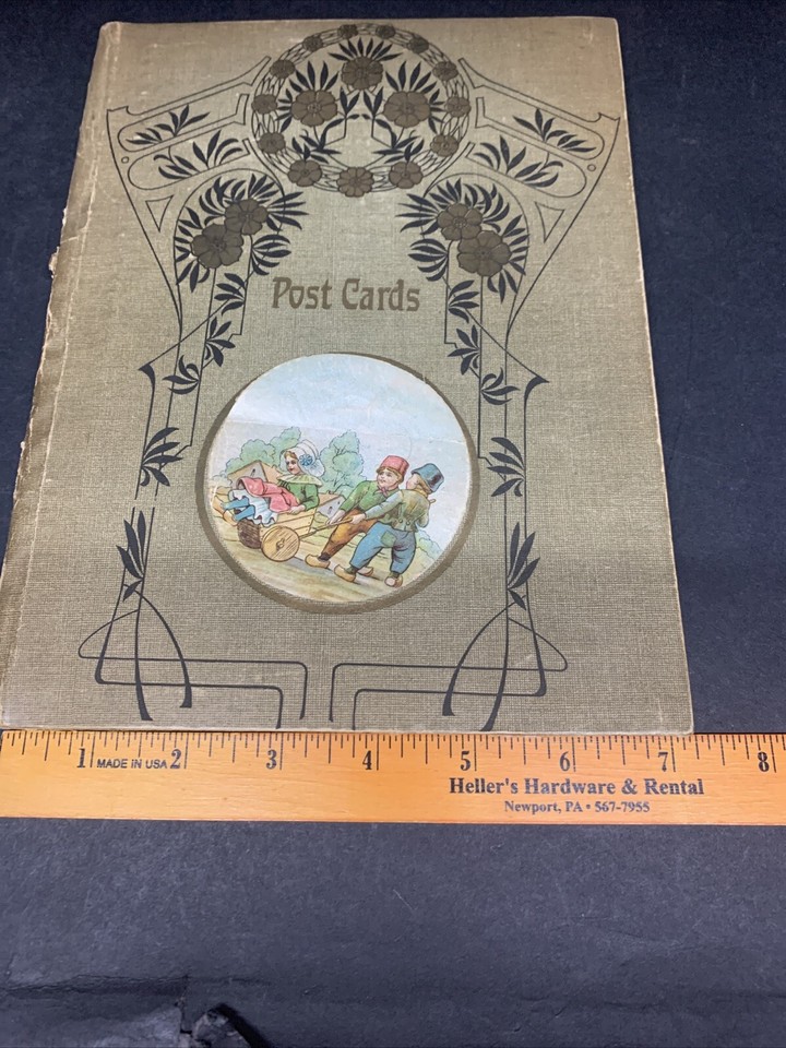 Antique Early 1900s Postcard Album, Holds 72 Postcards | eBay
