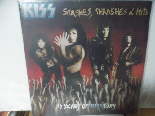 KISS "SMASHES THRASHES" HITS PICTURE DISC LP VINYL ORIG. 1988 GREATEST ...