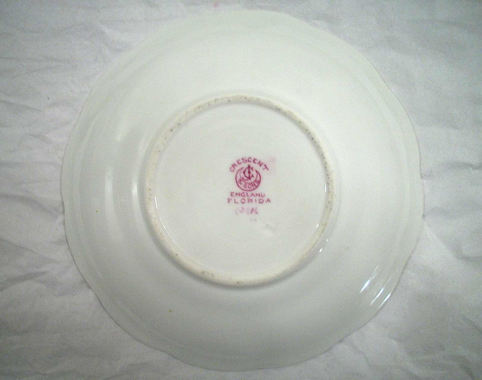 VINTAGE GEORGE JONES CRESCENT & SONS CHINA ENGLAND SAUCER IN THE ...