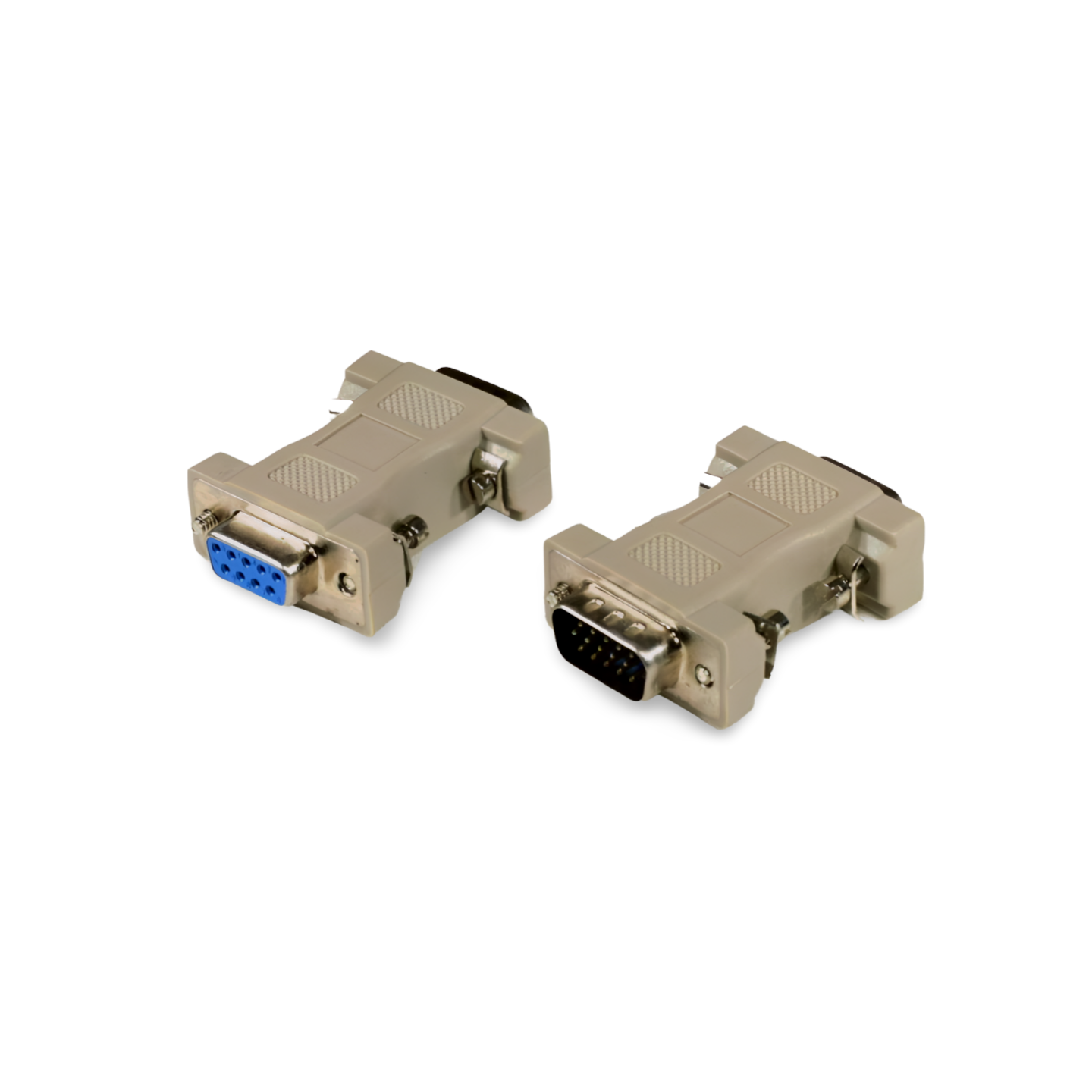 2in VGA EGA Monitor Adapter DB9 Female to HD15 Male - Beige | eBay