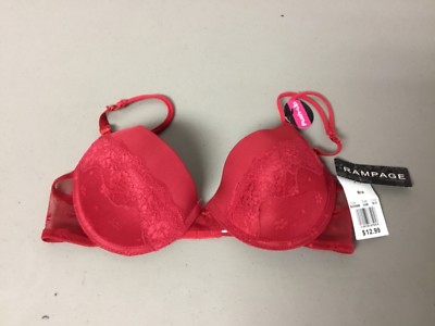 NWT Women’s Rampage Intimates Push Up Bra Size 34B Red #120L | eBay