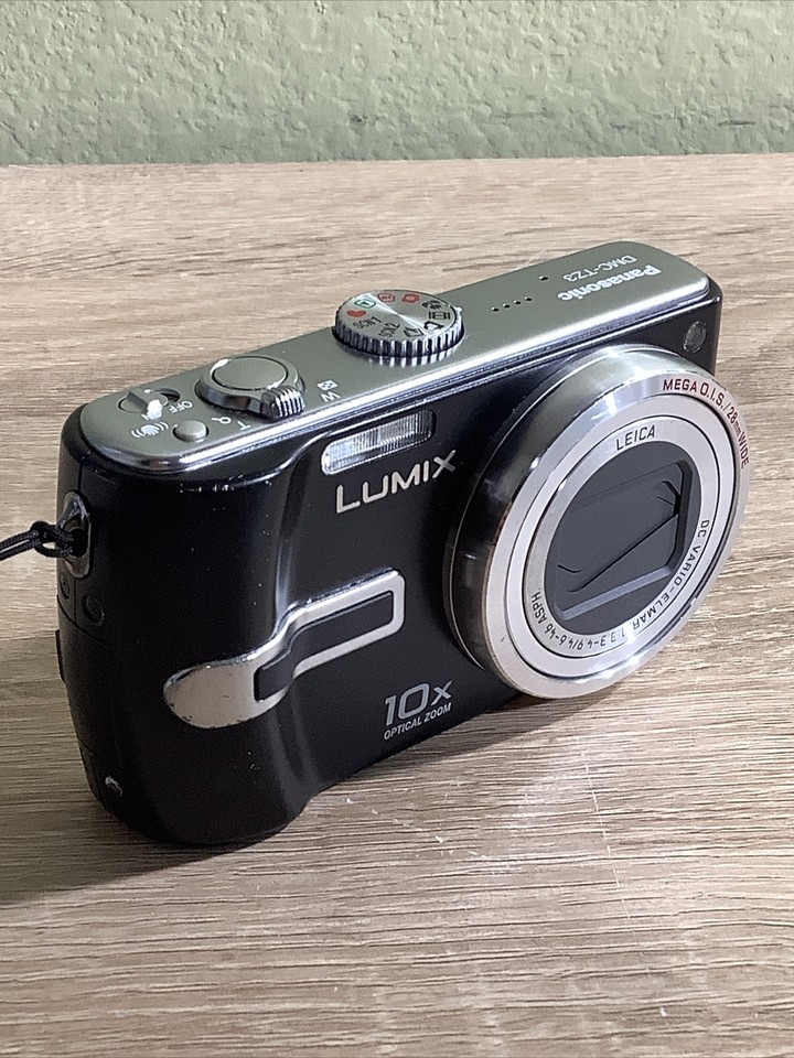 Panasonic LUMIX DMC-TZ3 7.2MP Digital Camera Black + Battery - #Z ...