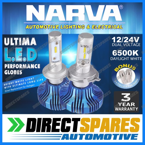 NARVA H7 12/24V DUAL VOLTAGE 57OOK 5000LUMEN LED GLOBE CONVERSION KIT ...