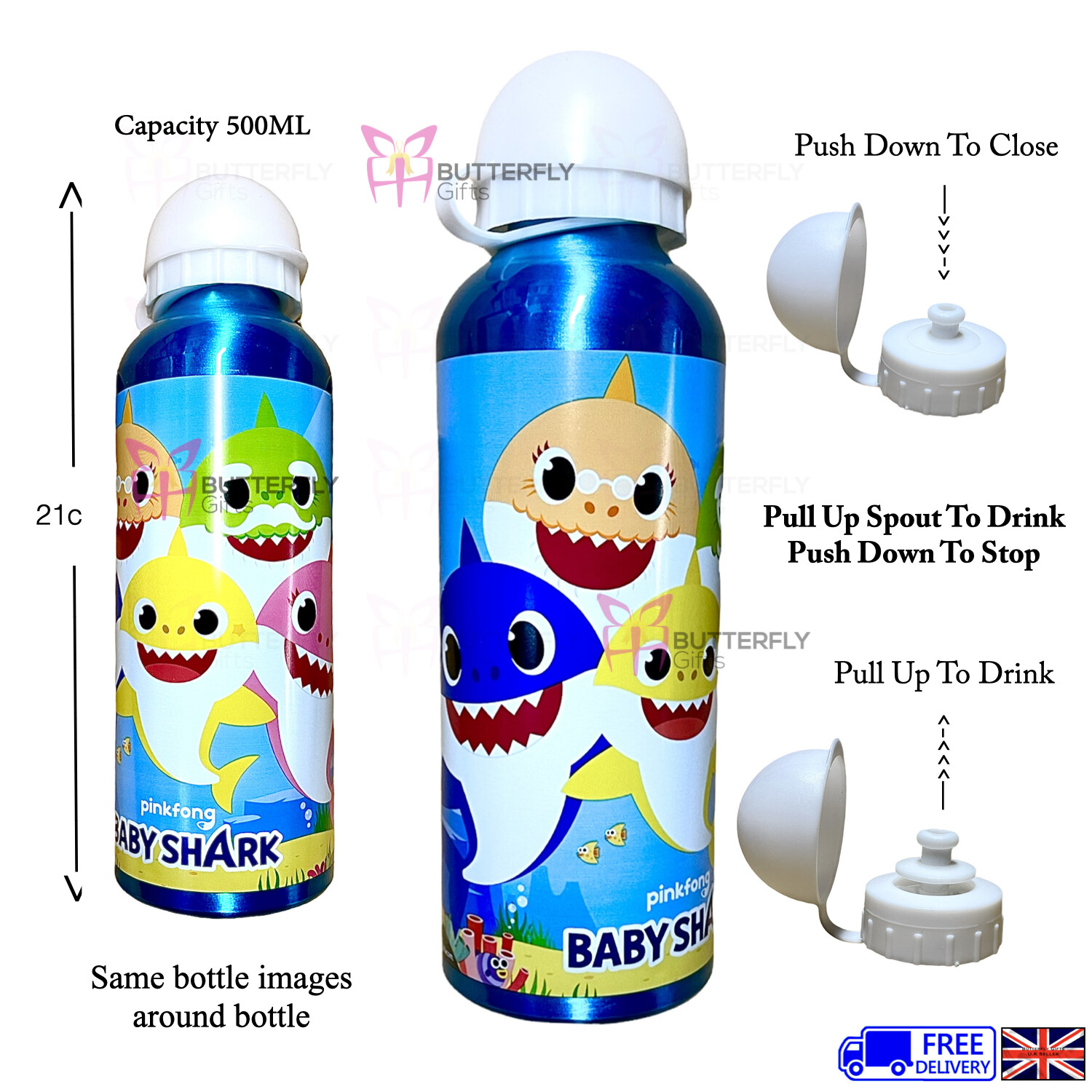 KIDS CHARACTER WATER DRINKS JUICE CHILDREN'S SCHOOL PICNIC SPORTS ...