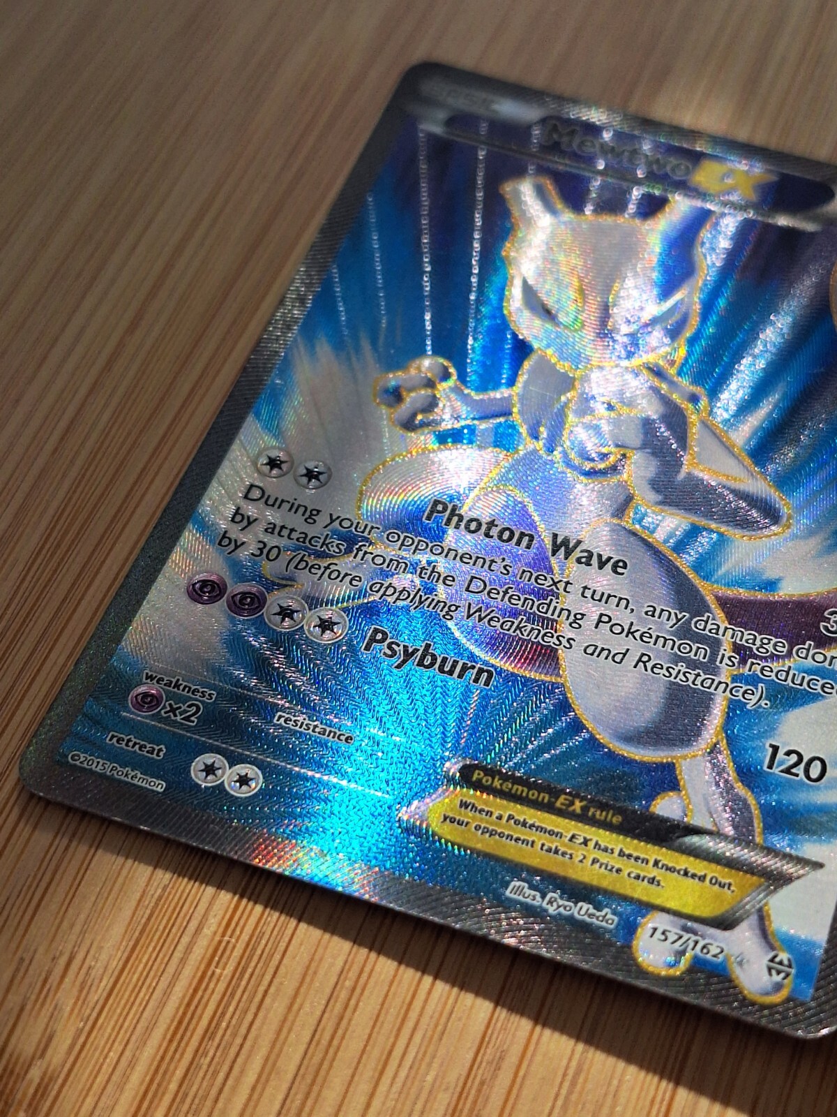 Mewtwo EX Full Art Holo Ultra Rare Pokemon BREAKThrough 157/162 | eBay