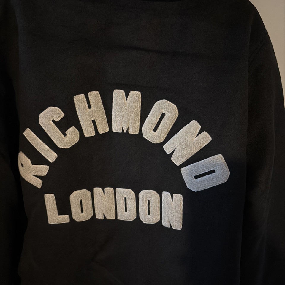 John Richmond Men’s Jacket Size Uk Medium Black Same Day Dispatch RRP £ ...