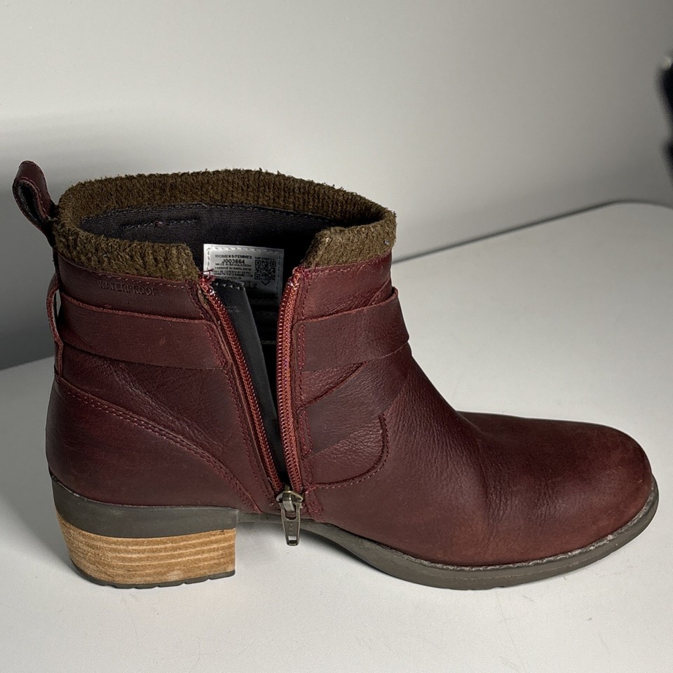 Merrell Women's Shiloh II Brick Waterproof Bootie Australian Wool Top sz8 | eBay