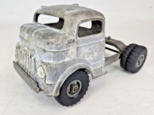 Chrome Structo Truck Tractor 8 1/4" Long Chrome Finish Gone Broken ...