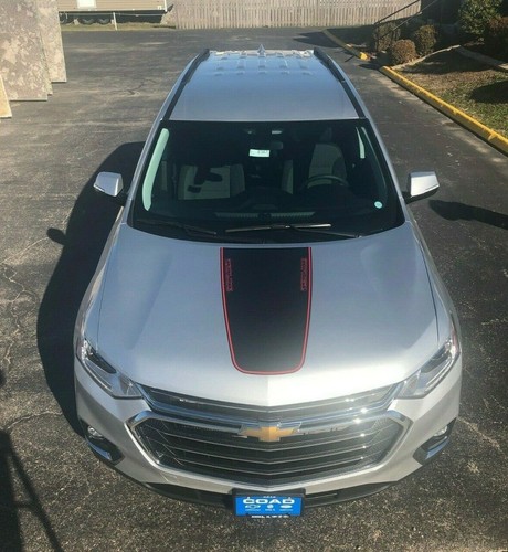 2018-2023 CHEVROLET TRAVERSE REDLINE VINYL KIT HOOD DECAL STICKER ...