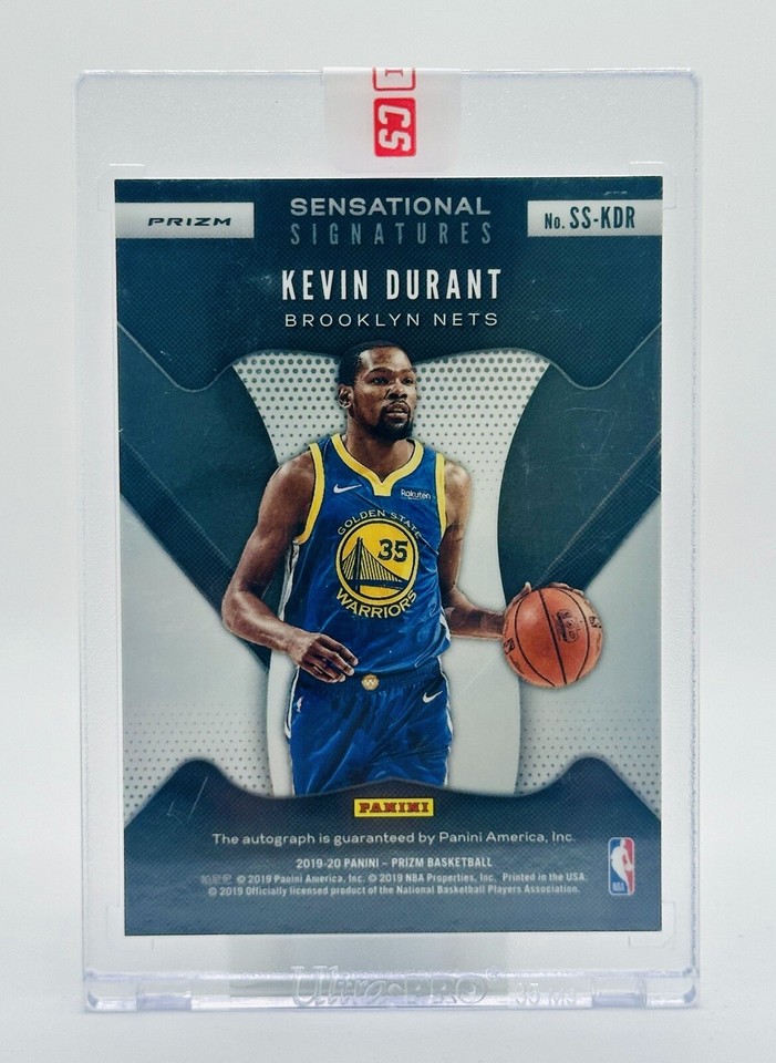 2019-2020 panini prizm sensational signatures Kevin Durant Autograph ️ ...