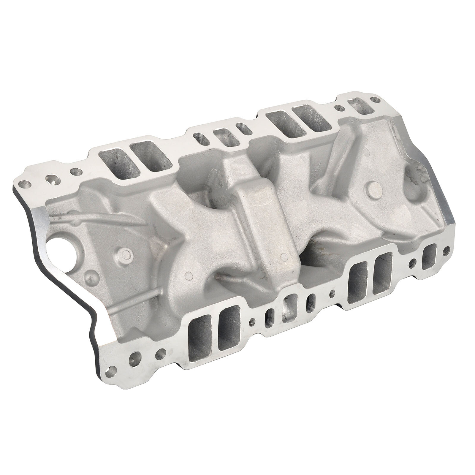 Dual Plane High Rise Intake Manifold for SBC Chevy V8 305 327 350 400 ...