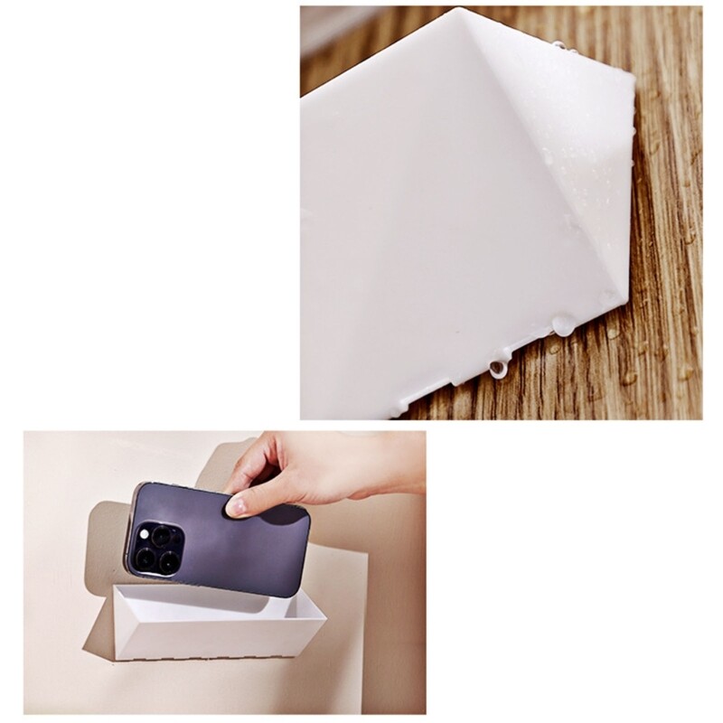 Wall Mounted Incline Storage Box Kitchen Storage Rack Kitchen ...