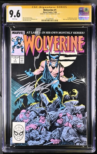 WOLVERINE #1 (MARVEL 1988) 1ST APPEARANCE AS PATCH --CGC 9.6 WP (SIG ...