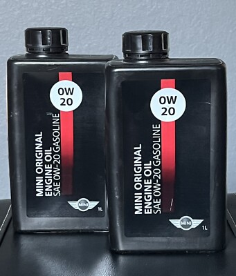 Genuine OEM MINI Original Engine Oil SAE 0W20 Full Synthetic 2-Pack New ...