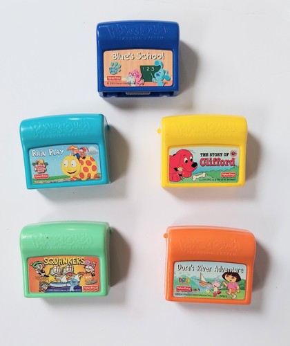 Fisher Price Power Touch Learning System Cartridges 5 Lot Cartridge Lot ...