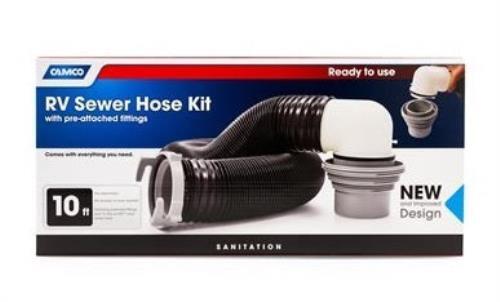 CAMCO 10ft RV Sewer Hose Kit With Pre-attached Fittings 39551 for sale online | eBay