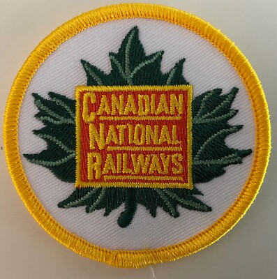 Patch-(CN) Canadian National - Round Maple Leaf #22387 NEW | eBay