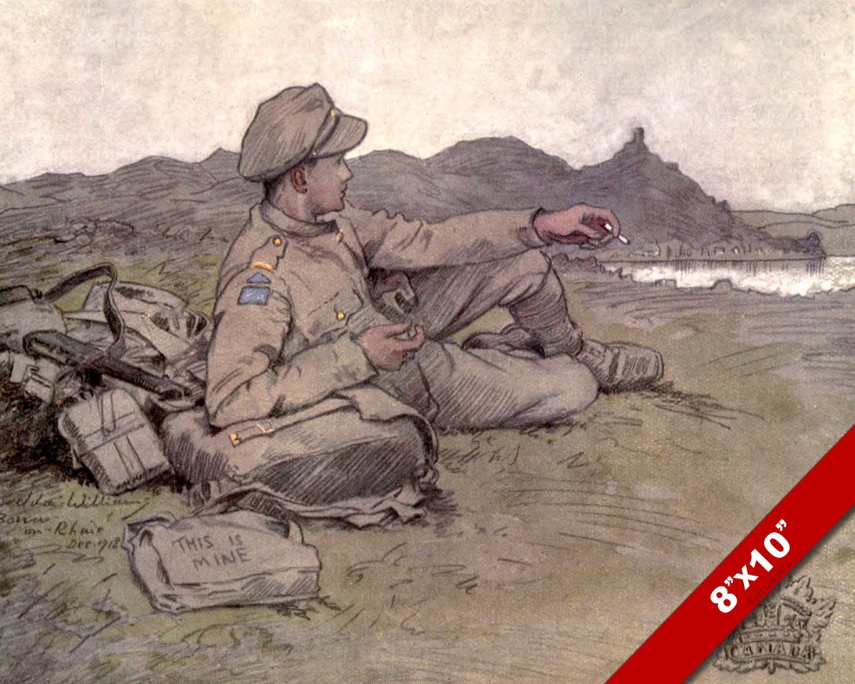 World War 1 Soldier Drawing