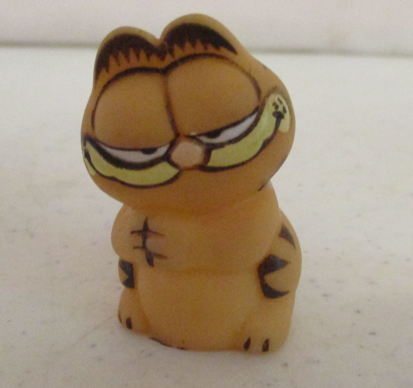 Garfield-Figure-Rubber-1.75 Tall-Hong Kong-As Shown | eBay