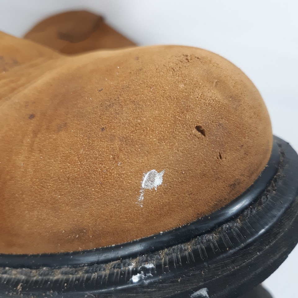 Wolverine Mens W04727 Wellington Brown Leather Work Boots Size 9.5 M ...