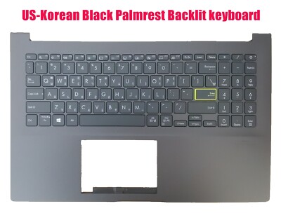 US-Korean Palmrest Backlit keyboard for ASUS X513E F513E K513E M513U ...