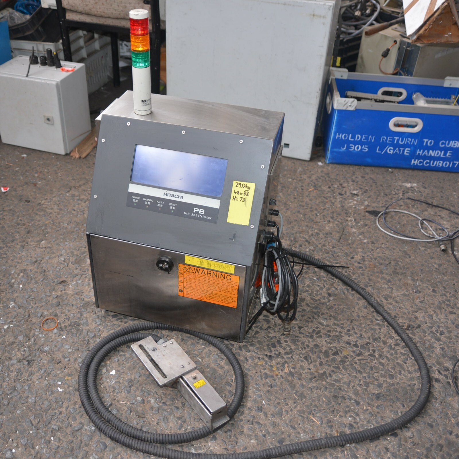 HITACHI PB-260A IJ ink jet coding marking machine product coder CIJ ...