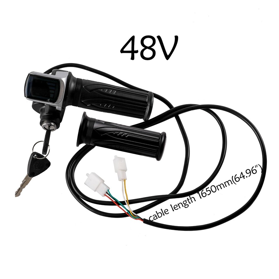 48V 1000W Brush Electric Motor Kit Controller Scooter Quad E Bike Razor ...