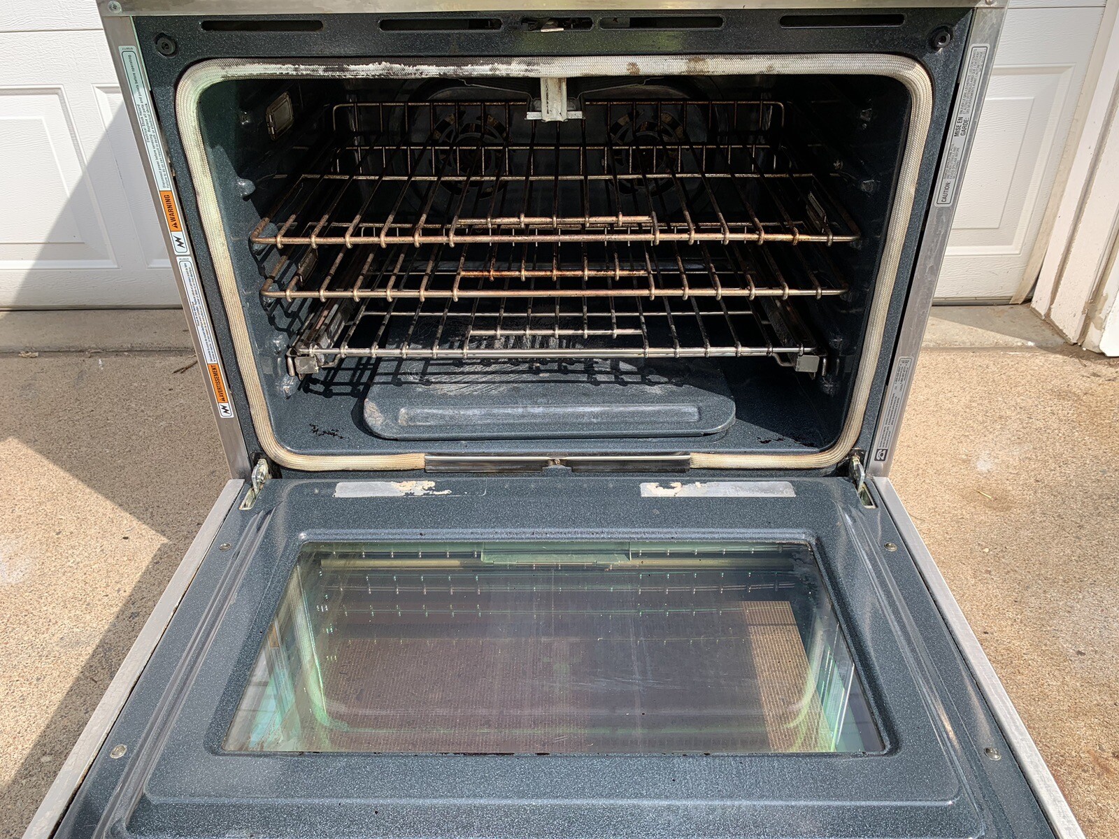 Jenn Air Oven Range 30" Pro Style Gas Stainless Convection JGRP430WP01 ...