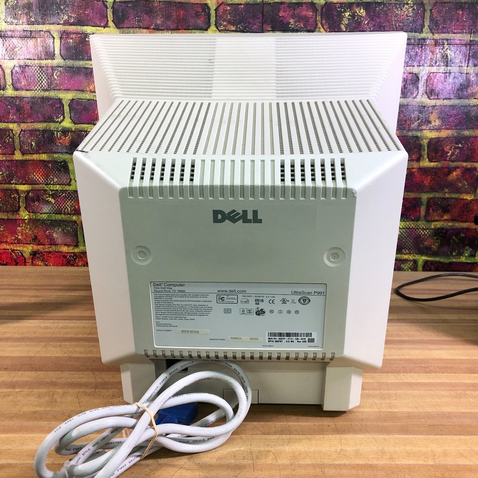 Dell Sony Trinitron UltraScan P991 19" Flat Screen CRT VGA Computer ...