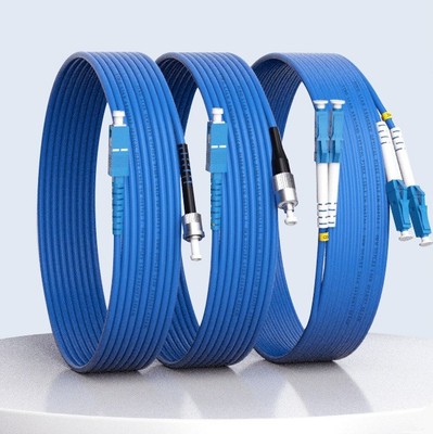 40M~120M 2 cores LC-LC/FC/SC/ST Single-Mode Armored Duplex Fiber Optic ...