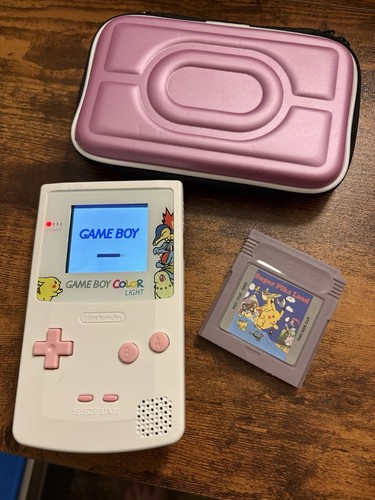 Pokémon Sakura Pink TFT Backlit Nintendo Gameboy Color GBC Cartridge ...