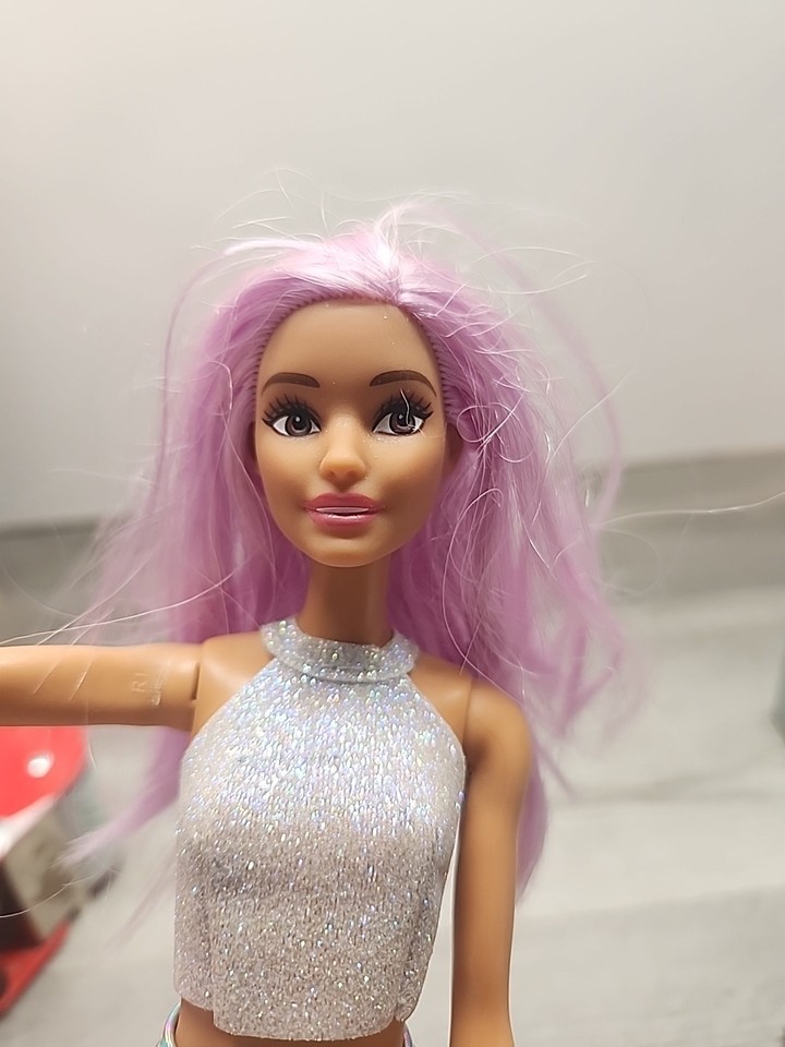 Barbie Popstar Fashion Doll Silver Shiny Silver | eBay