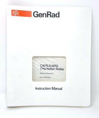 Manuals & Books - Genrad General Radio