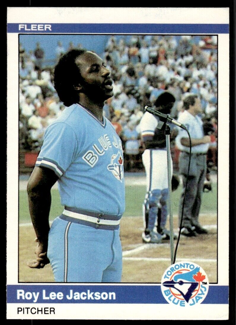 1984 Fleer Roy Lee Jackson Baseball Card Toronto Blue Jays #158 | eBay