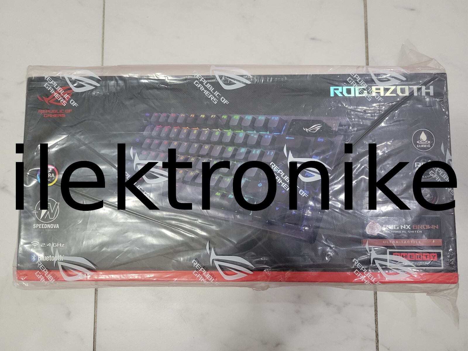 ASUS ROG Azoth Wireless Mechanical Gaming Keyboard - Gunmetal, US ...