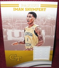 2016 Panini Georgia Tech Yellow Jackets - Memorabilia Iman Shumpert #IS ...