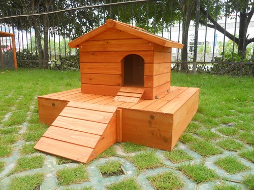 Duck House Wooden Floating Platform Wood Nesting Box Waterfowl Pond 263 ...
