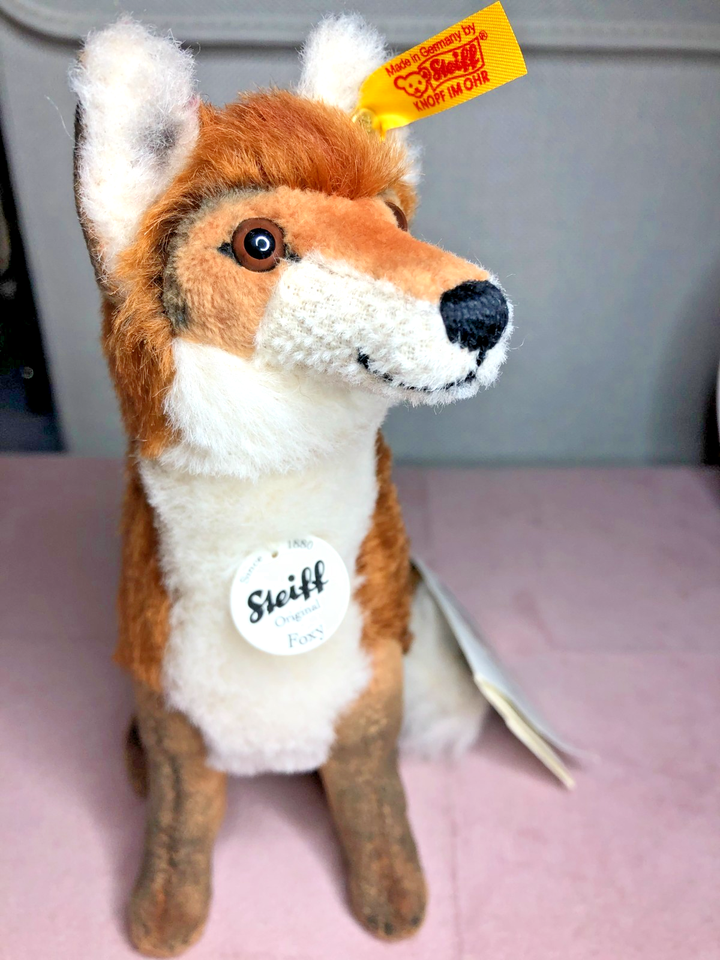 Steiff Original Foxy, 033476 Fox, Plush, Stuffed VTG w/tags- Rare ...