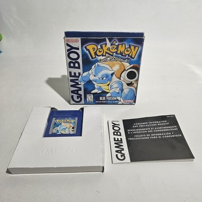 Pokemon Blue Version (Nintendo Game Boy, 1998) Authentic In Original ...