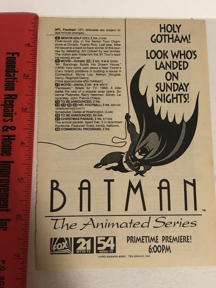 Batman Tv Series Print Ad Advert Mark Hamill Tpa3 | eBay